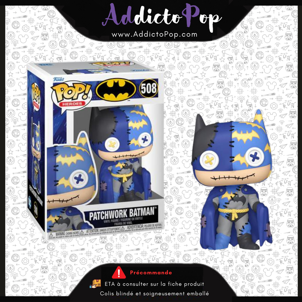Funko Pop! DC Patchwork [516] - Batman – AddictoPop