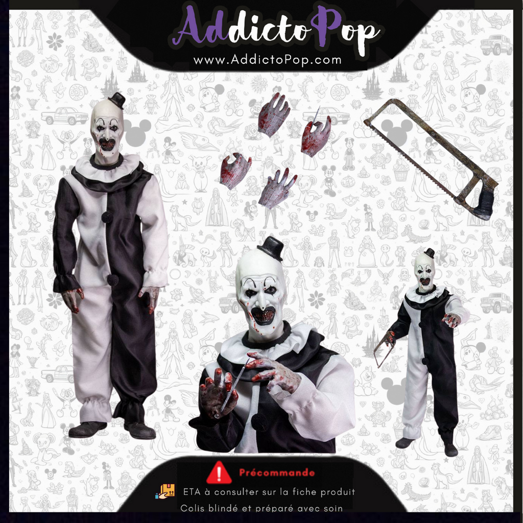 Terrifier Figurine 1/6 Art The Clown 30 cm – AddictoPop