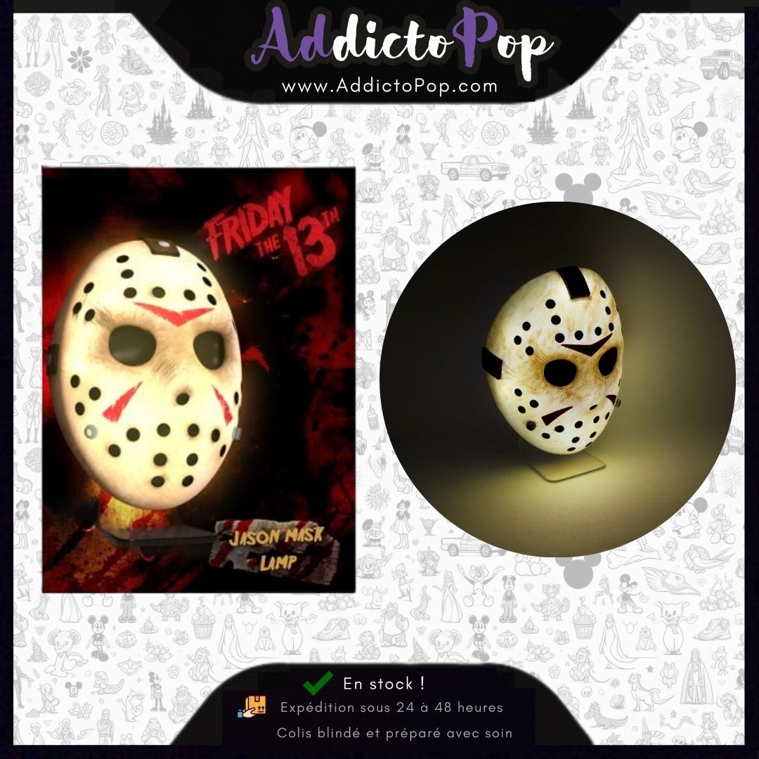 Lampe Vendredi 13 - Masque Jason Voorhees