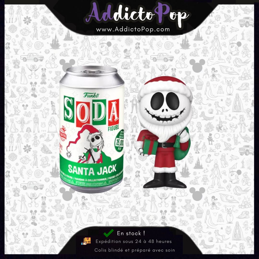 Funko Soda L´étrange Noël de Mr. Jack - Santa Jack with Chase (Black L