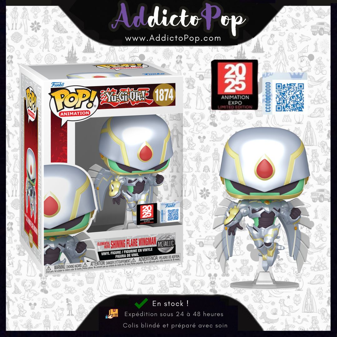 Funko Pop! Yu-Gi-Oh! [1874] - Elemental Hero Shining Flare Wingman (Me