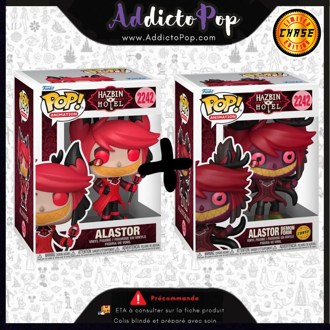 Funko Pop! Hazbin Hotel [2242] - Alastor Demon Form (Commune + Chase)🕓