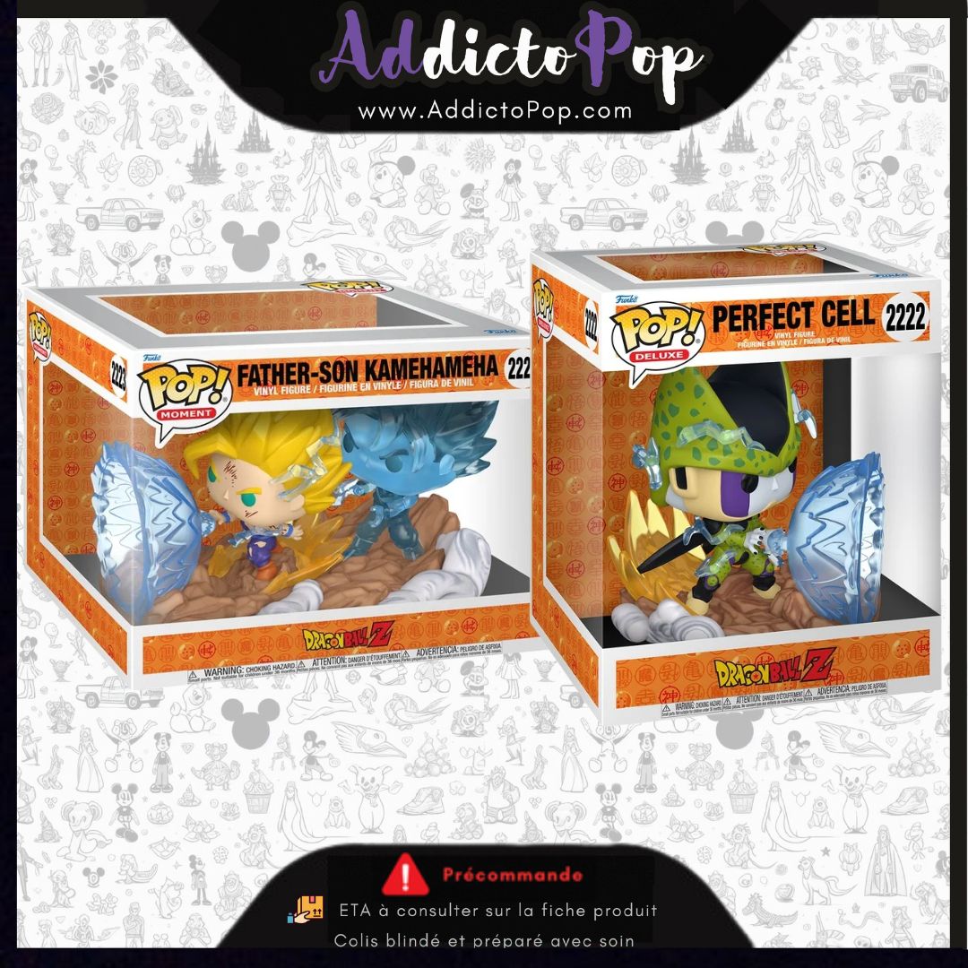 Funko Pop! Dragon Ball Z [2222+2223] - Perfect Cell Vs. Father-Son Kam