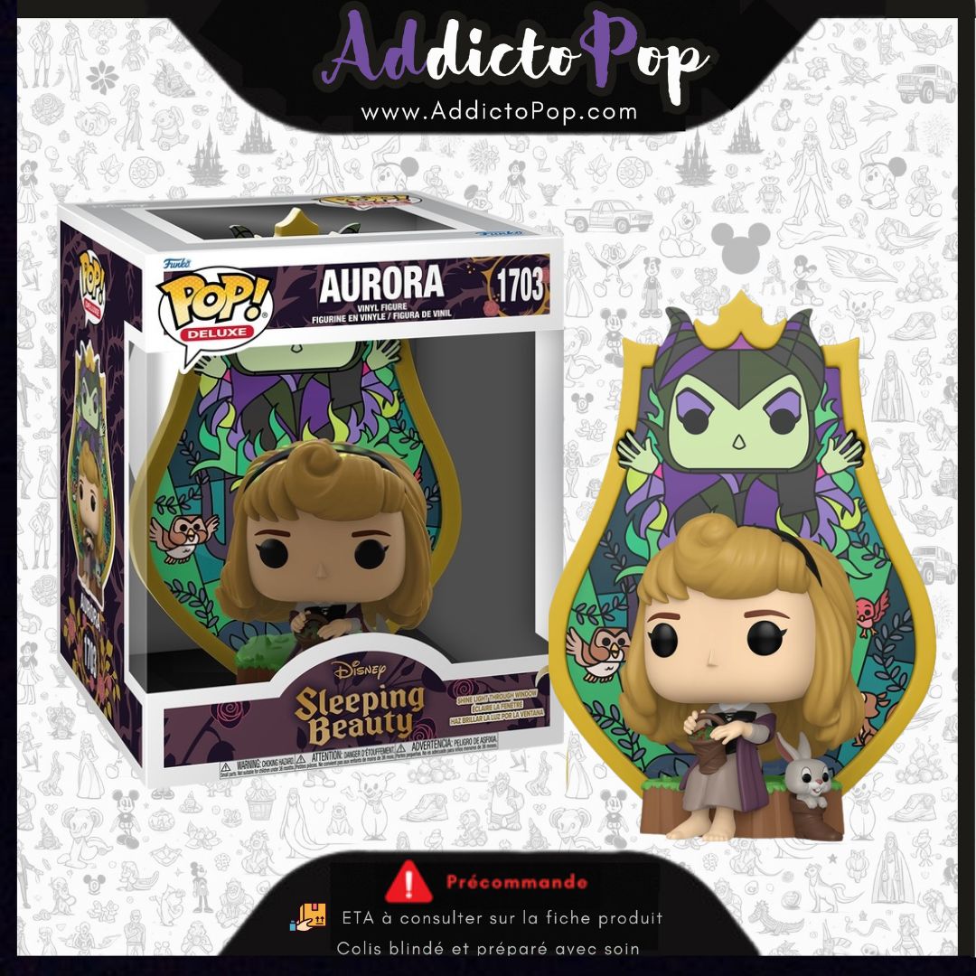 Funko Pop! Disney Sleeping Beauty [1703] - Aurora (Stained Glass) 🕓[ET