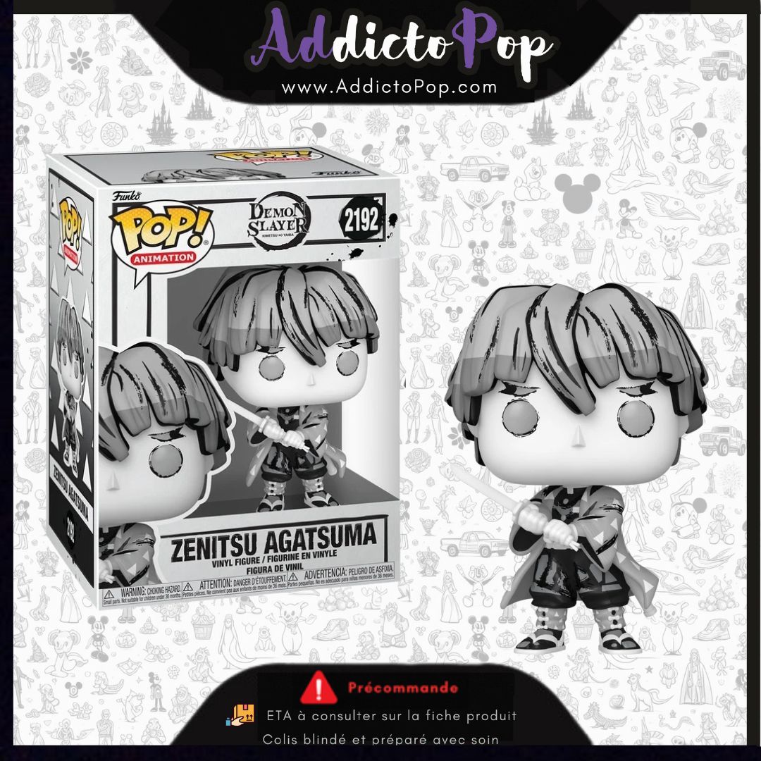 Funko Pop! Demon Slayer [2192] - Zenitsu Agatsuma (Sumi-Ink) 🕓[ETA:03/