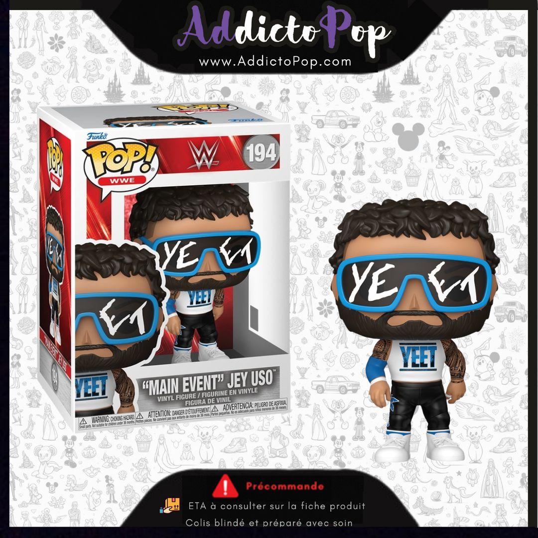 Funko Pop! WWE [194] - Jey Uso "Main Event" 🕓[ETA:03/2026]