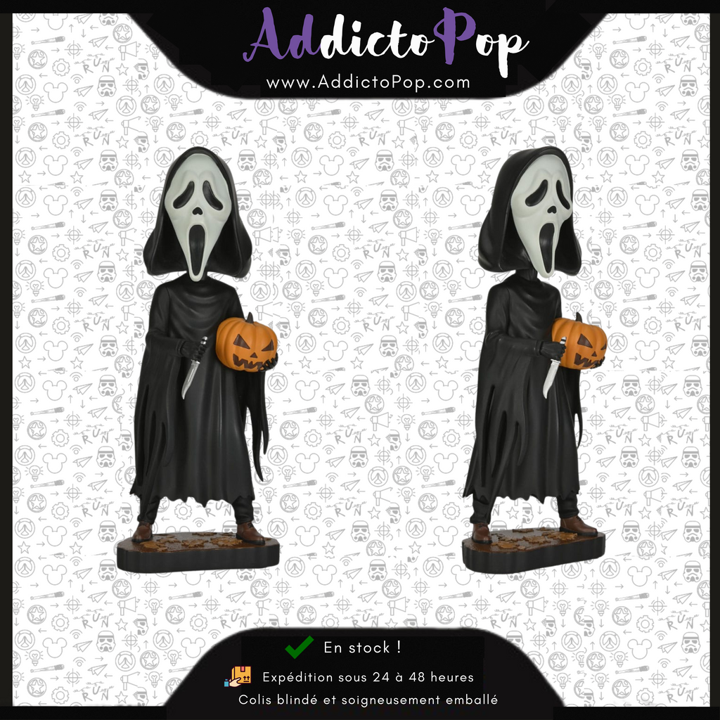 SCREAM - Ghost Face - Figurine Head Knocker 20cm – AddictoPop