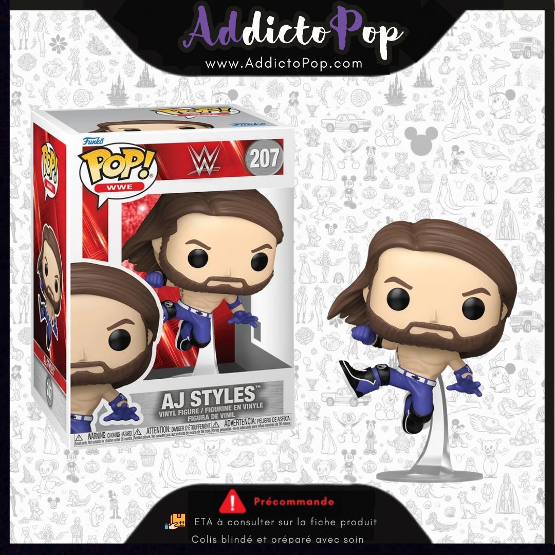 Funko Pop! WWE [207] - Aj Styles 🕓[ETA:06/2026]