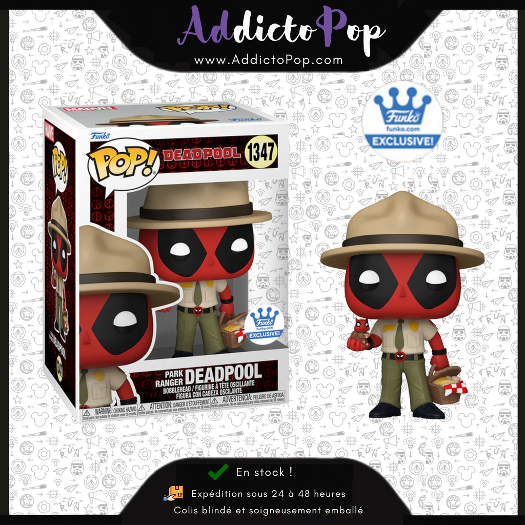 Funko Pop! Marvel Deadpool [1347] - Park Ranger Deadpool with Squirrel ...