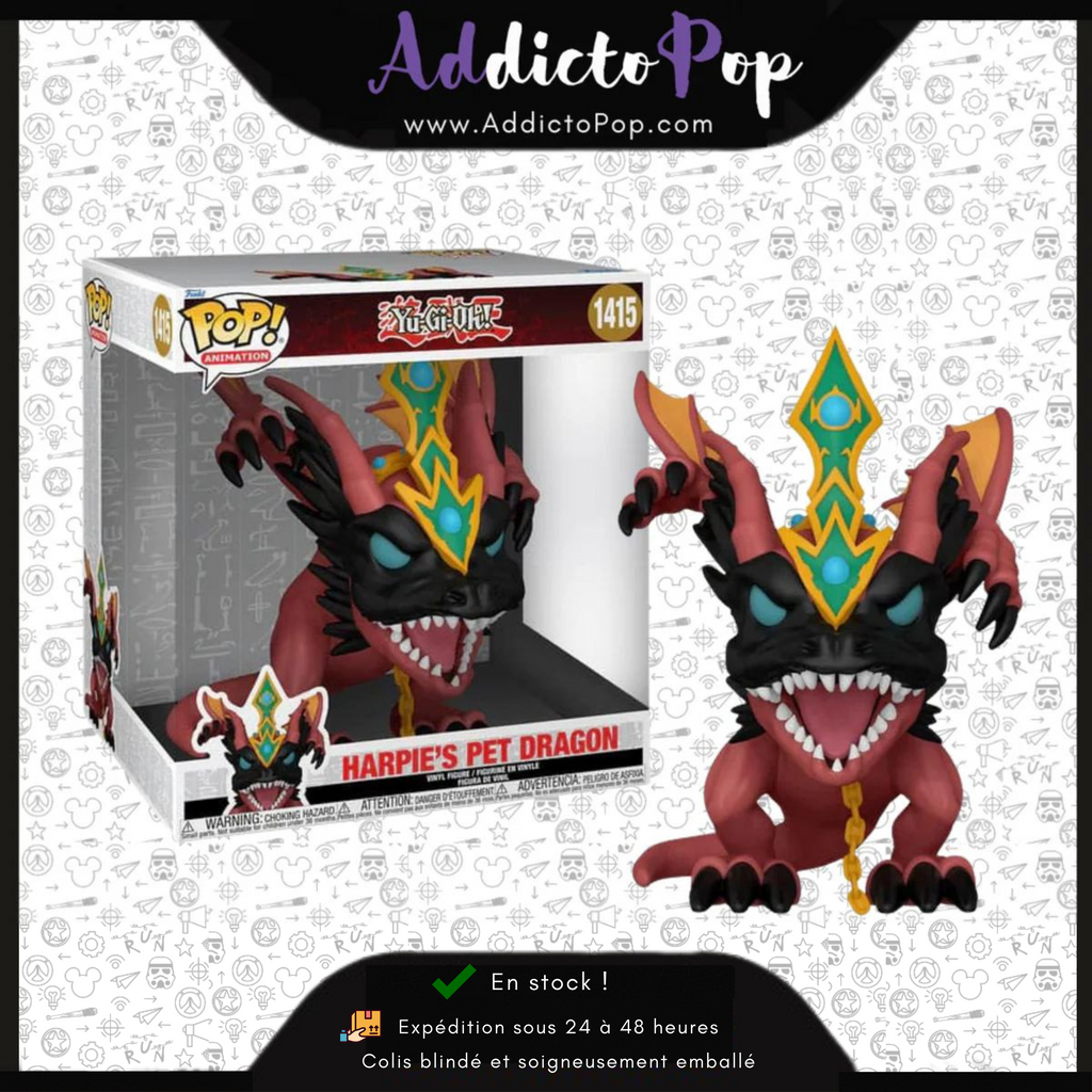 Funko Pop! Yu-Gi-Oh! [1415] - Harpie's Pet Dragon 10" – AddictoPop