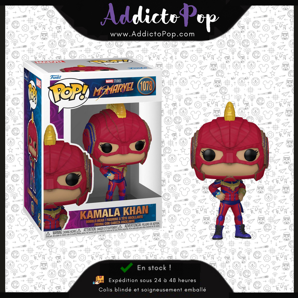 Funko Pop! Marvel Ms. Marvel [1078] - Kamala Khan – AddictoPop