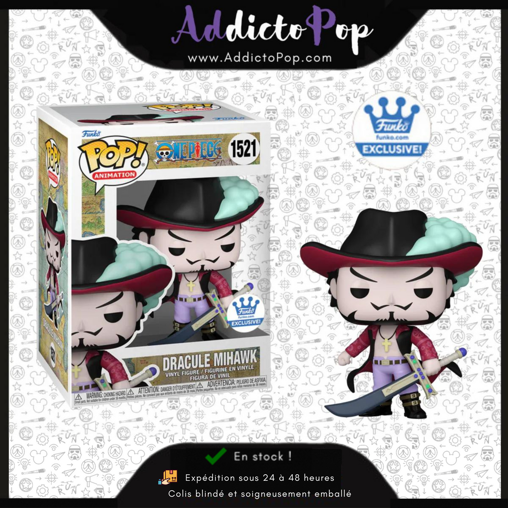 Funko Pop! One Piece [1521] - Dracule Mihawk (Funko Shop Exclusive ...