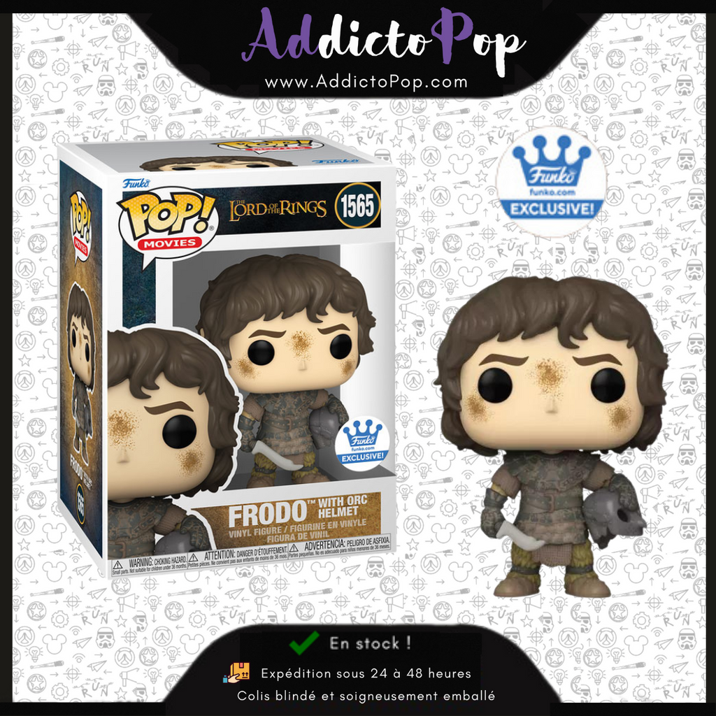 Funko Pop! The Lord of the Rings [1565] - Frodo with Orc Helmet (Funko ...