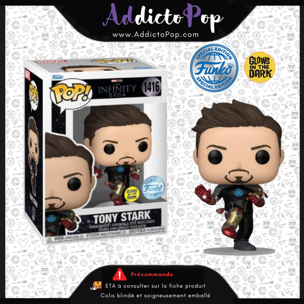 Funko Pop! Marvel The Infinity Saga [1416] - Tony Stark (GITD) (Specia ...