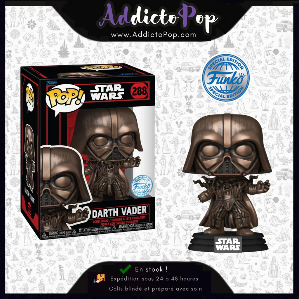 Funko Pop! Star Wars [288] - Darth Vader (Bronze Metallic) (Special Ed ...