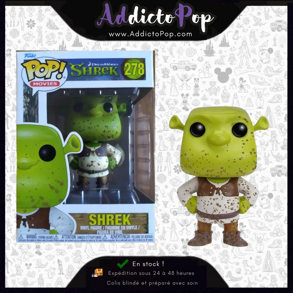 Funko Pop! Dreamworks Shrek [278] - Shrek (Mud Splatter) (Exclusive ...