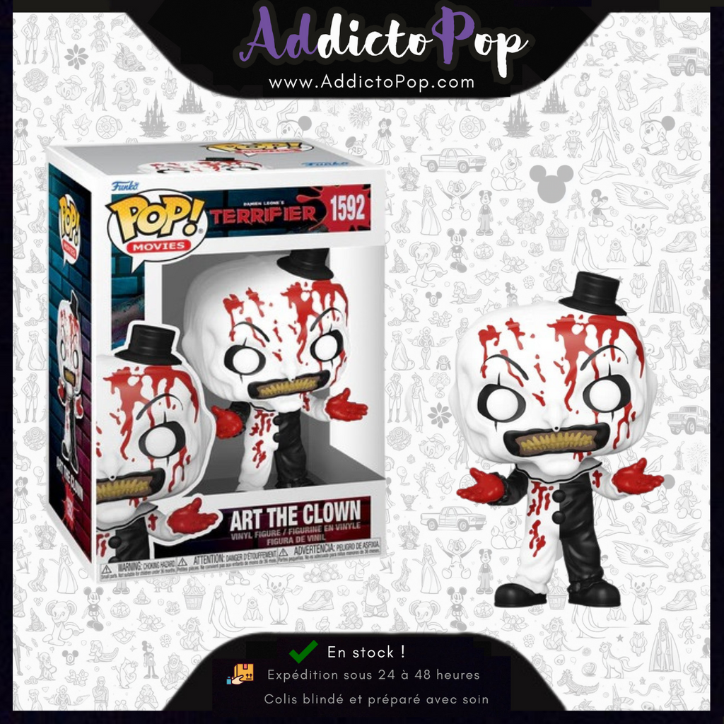 Funko Pop! TERRIFIER [1592] - Art The Clown (Bloody) – AddictoPop