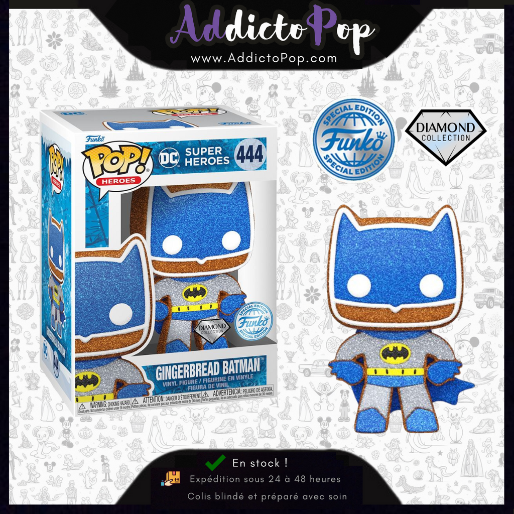 Funko Pop! DC Super Heroes [444] - Gingerbread Batman (Diamond) (Speci ...
