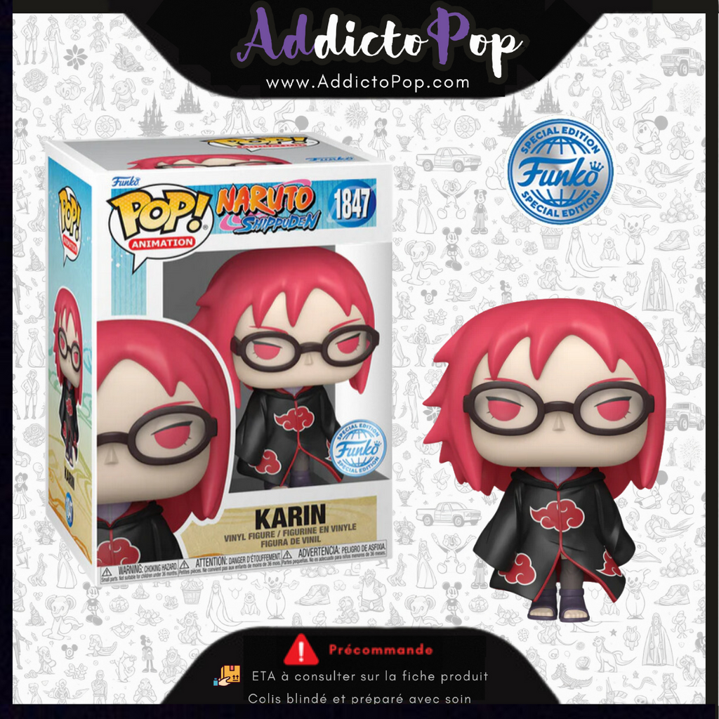 Funko Pop! Naruto Shippuden [1847] - Karin (Special Edition) – AddictoPop