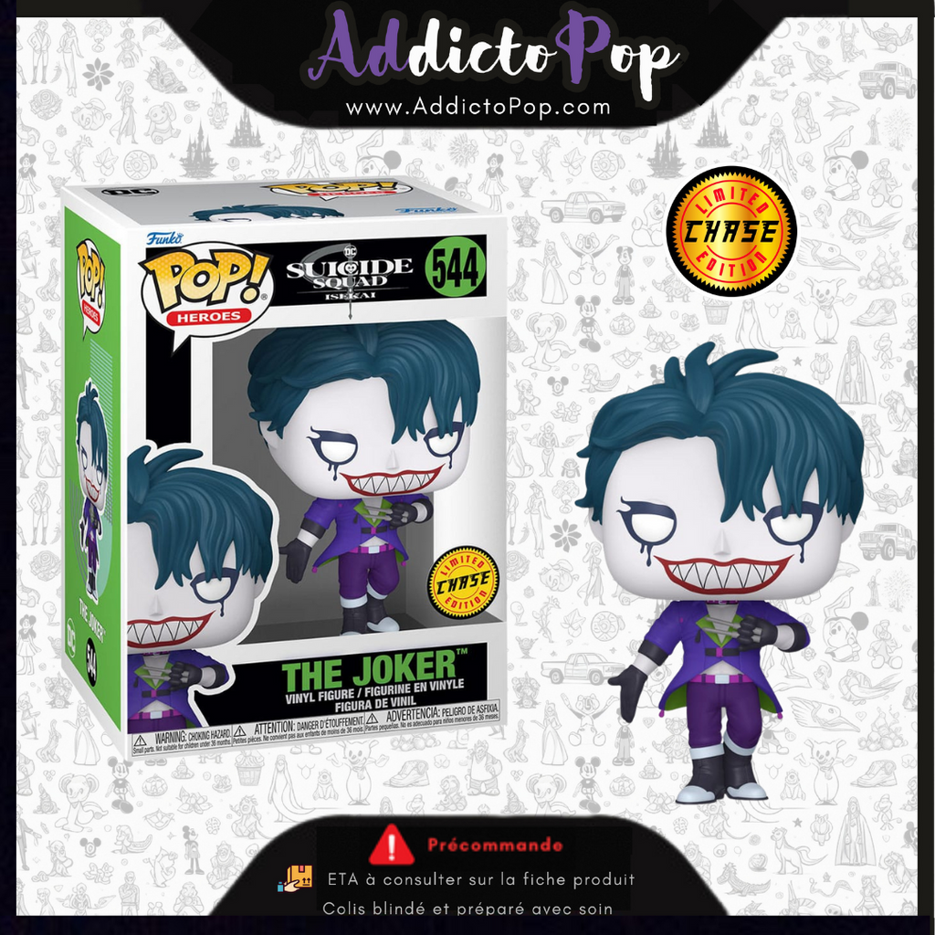 Funko Pop! DC Suicide Squad Isekai [535] - The Joker (Chase) – AddictoPop