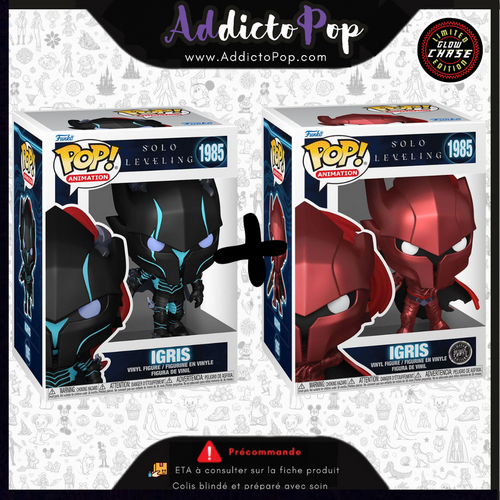 Funko Pop! Solo Leveling [1985] - Igris (Commune + GITD Chase) – AddictoPop