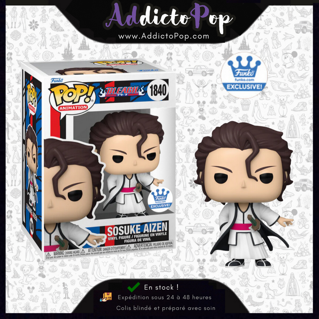 Funko Pop! BLEACH [1840] - Sosuke Aizen (Funko Shop Exclusive) – AddictoPop