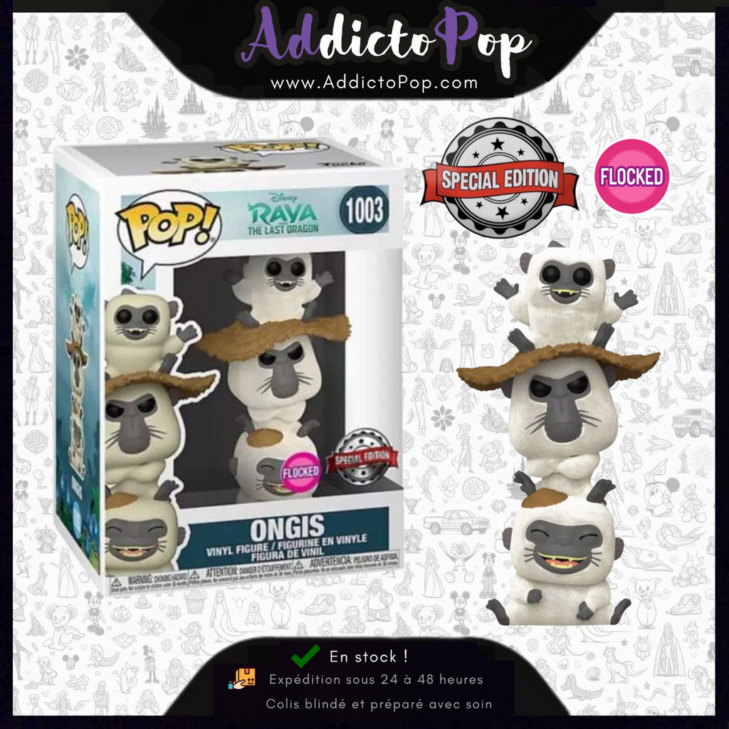 Funko Pop! Disney Raya and The Last Dragon [1003] - Ongis (Flocked) (S ...