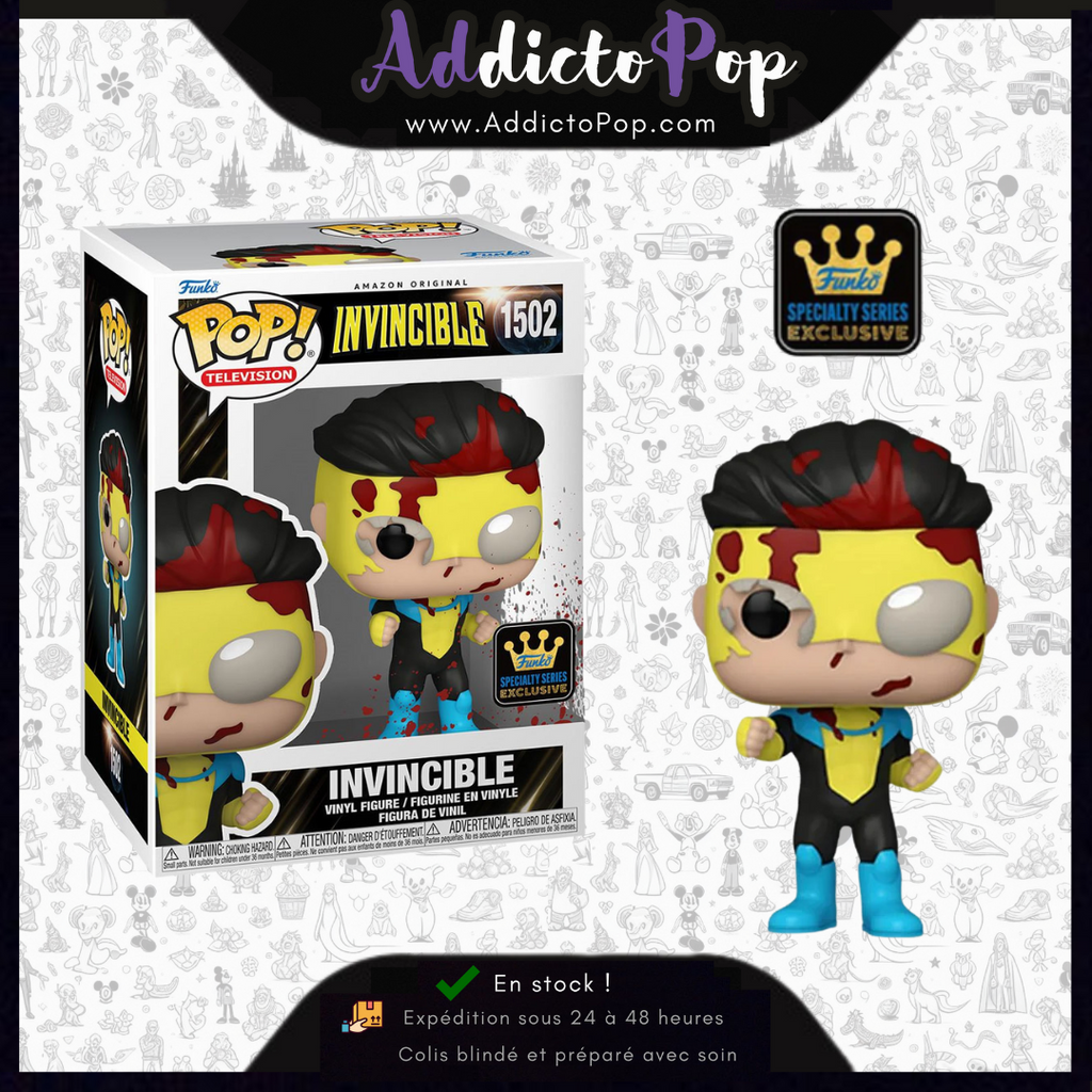 Funko Pop! Invincible [1502] - Invincible (Bloody) (Speciality Series ...