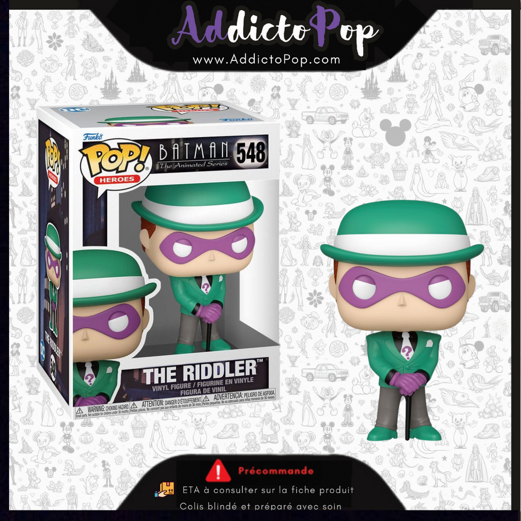 Funko Pop! DC Batman : The Animated Series [548] - The Riddler – AddictoPop