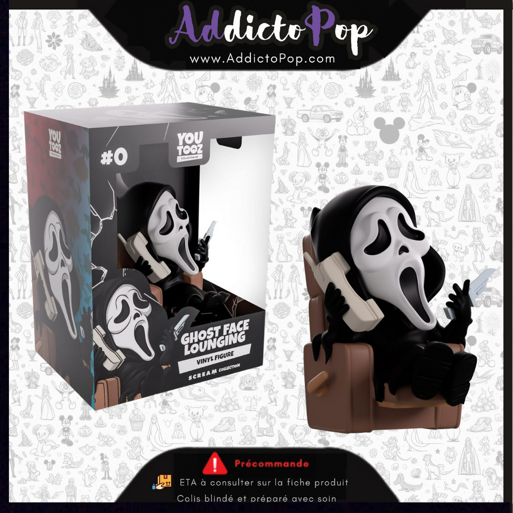 Figurine Youtooz SCREAM #0 - Ghost Face Lounging – AddictoPop